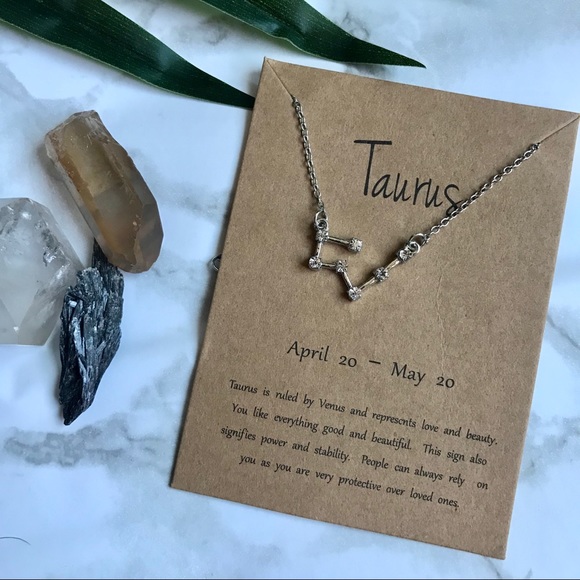 Jewelry | Taurus Zodiac Necklace | Poshmark